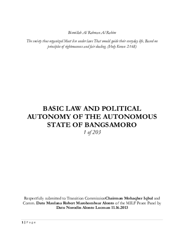 (DOC) Basic Law FAB Preamble DRAFT I