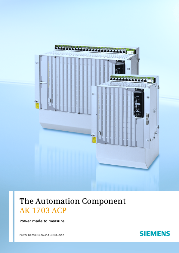 (PDF) The Automation Component AK 1703 ACP Power made to measure Power ...
