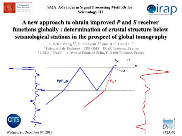 (PDF) A new approach to obtain improved P and S receiver functions globally: determination of ...