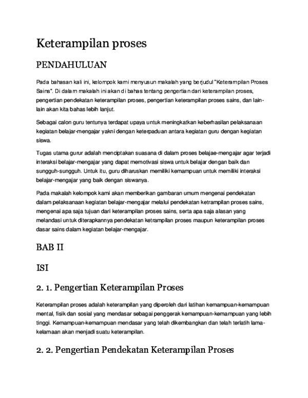 (DOC) Keterampilan proses 1
