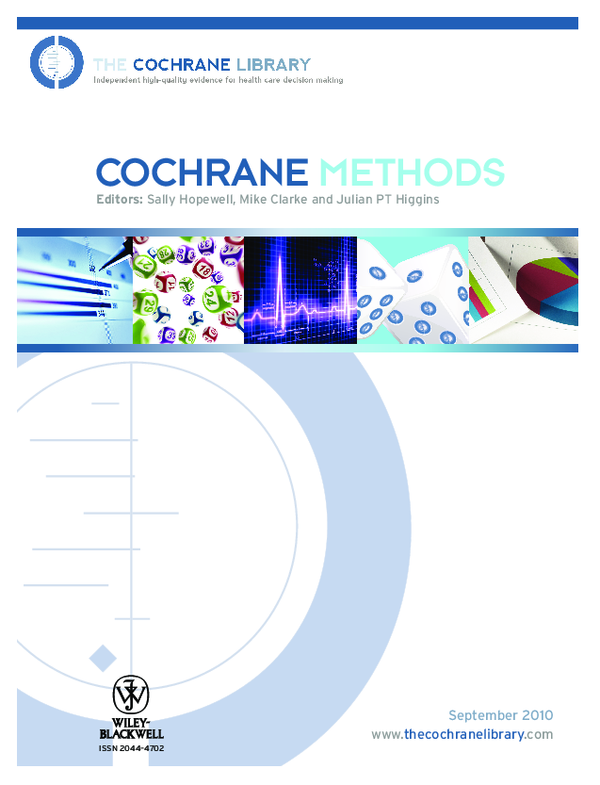 (PDF) COCHRANE METHODS