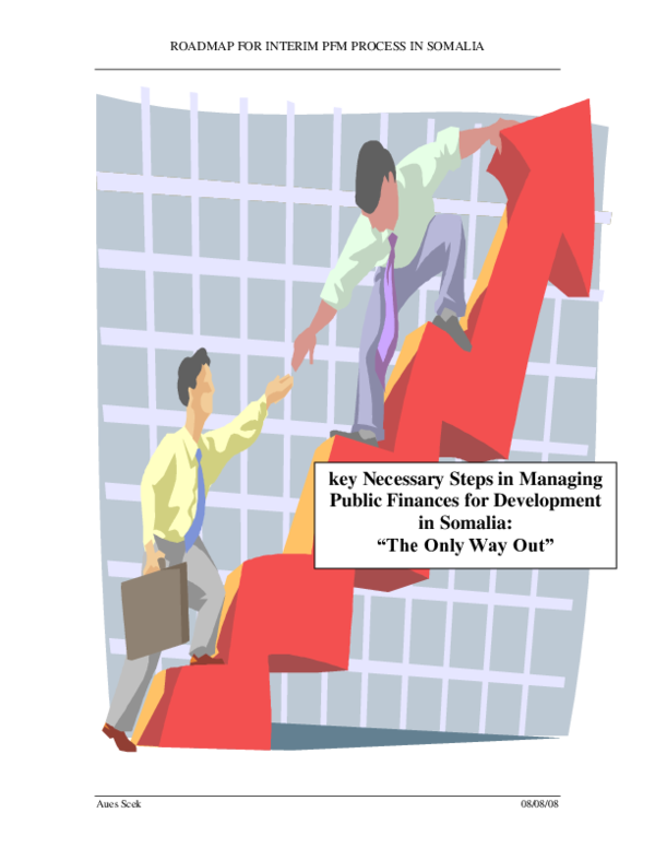 (PDF) ROADMAP FOR INTERIM PFM PROCESS IN SOMALIA key Necessary Steps in ...