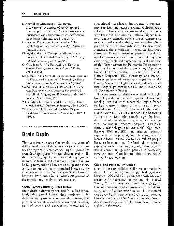 (PDF) Brain Drain | Manashi Ray - Academia.edu