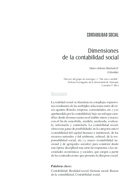 (PDF) Dimensiones de la contabilidad social CONTABILIDAD SOCIAL ...