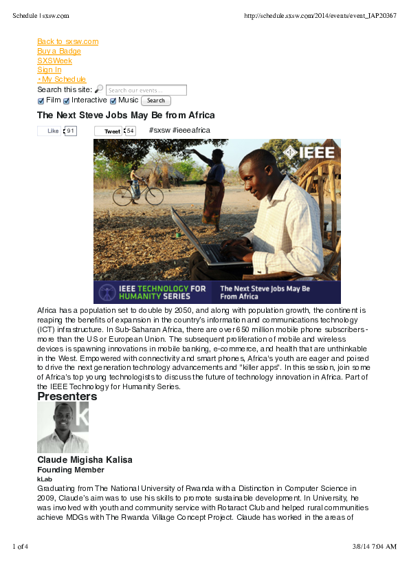 (PDF) The Next Steve Jobs May Be from Africa
