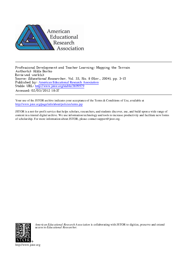 (PDF) Professional Development and Teacher Change | Thomas Guskey ...