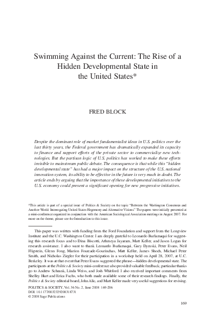 (PDF) Swimming Against the Current: The Rise of a Hidden Developmental ...