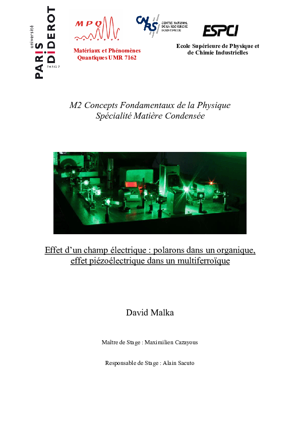 (PDF) M2 Concepts Fondamentaux de la Physique