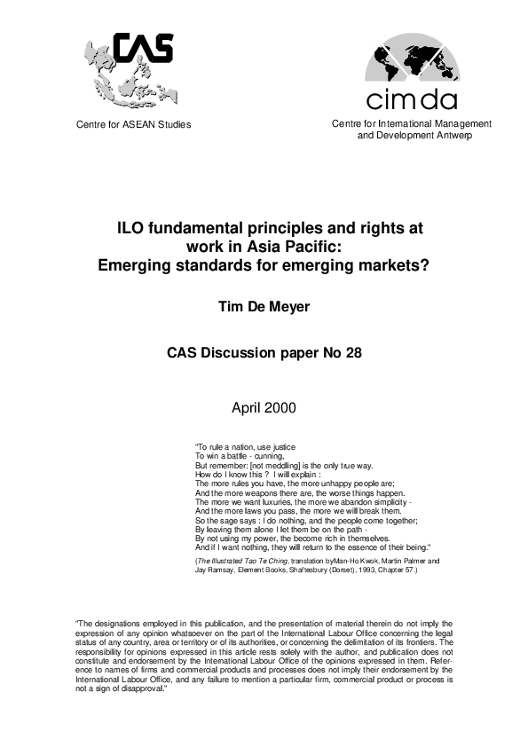 (PDF) ILO fundamental principles and rights at work in Asia Pacific ...