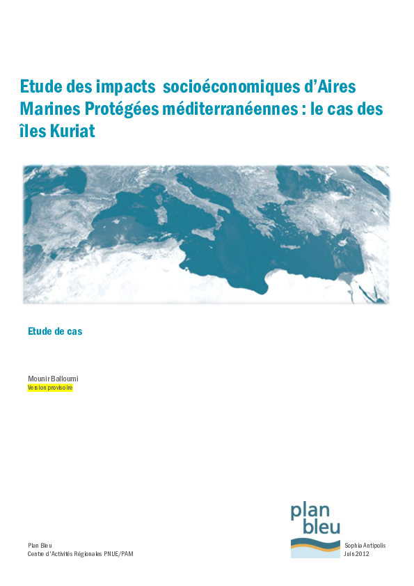 (PDF) The study of socioeconomic impacts of Mediterranean marine ...