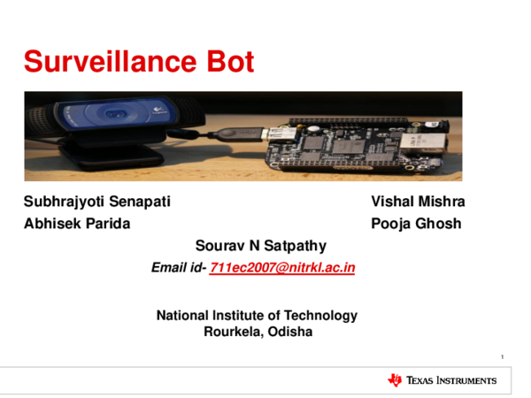 (PPT) SURVEILLANCE BOT