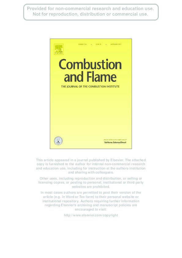 (PDF) Adiabatic burning velocity and cellular flame characteristics of ...