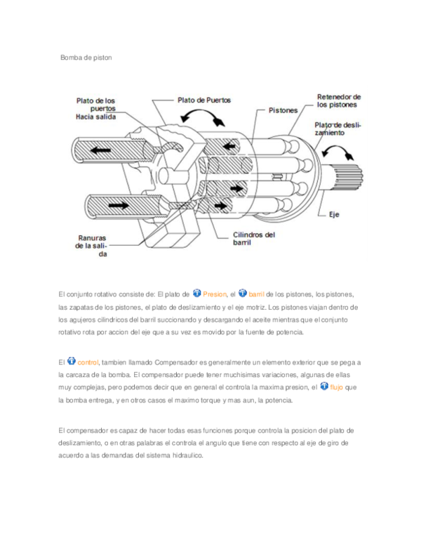 (DOC) Bomba de piston