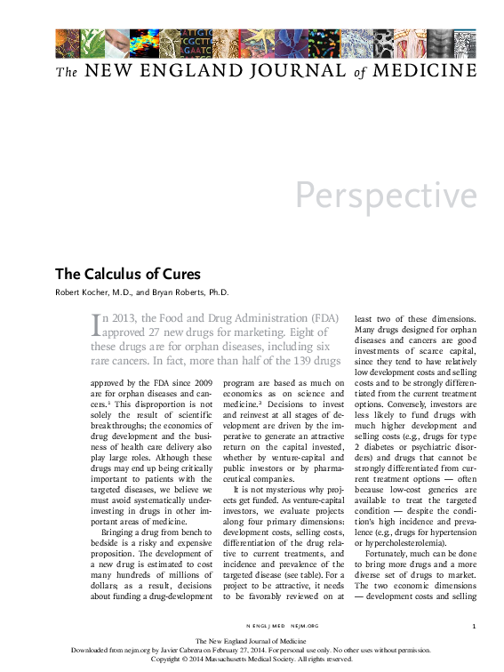 (PDF) The Calculus of Cures