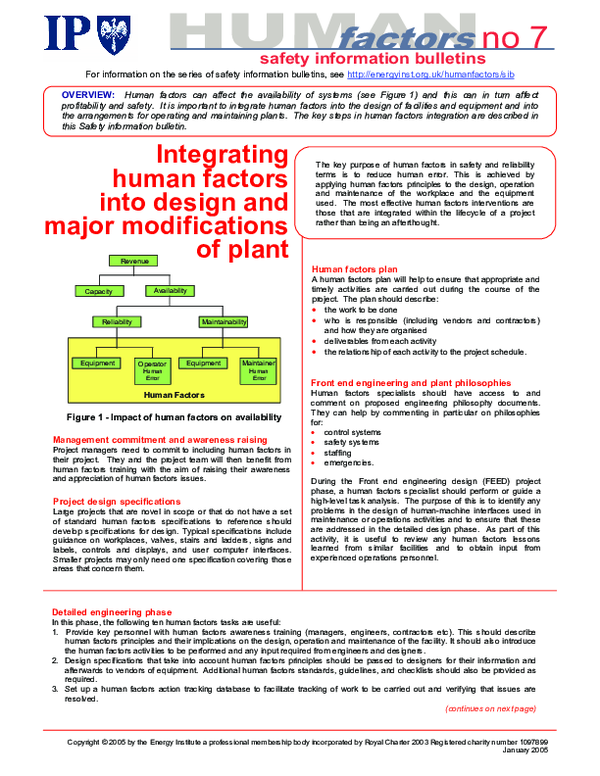 (PDF) project management--human factors