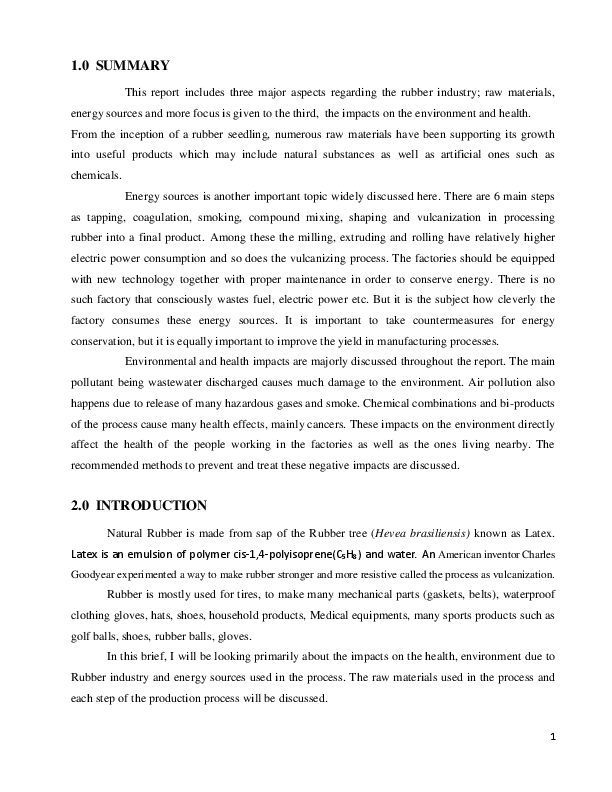 (DOC) Rubber and environment