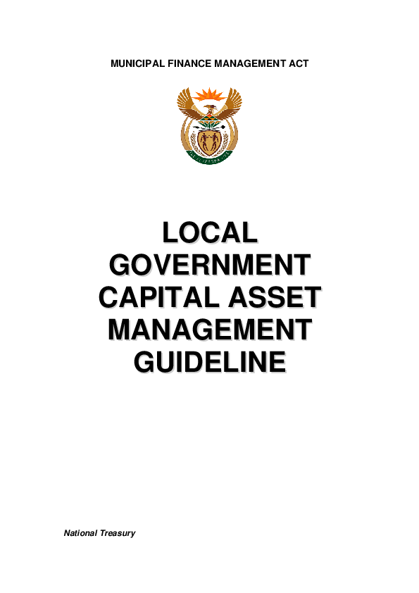 (PDF) MUNICIPAL FINANCE MANAGEMENT ACT