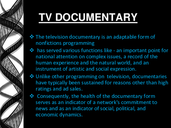 (PPT) Documentaries- an Introduction