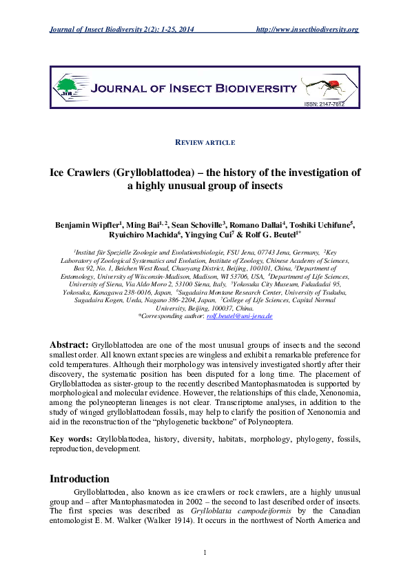(PDF) 2014-Wipfler-Bai-Journal of Insect Biodiversity