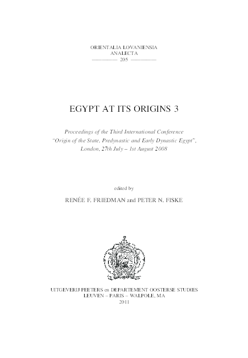 (PDF) Factors of State Formation in Protodynastic Egypt