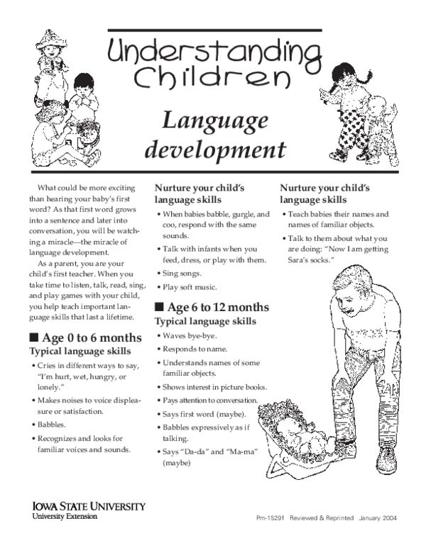 (PDF) Understanding Children — Language Development