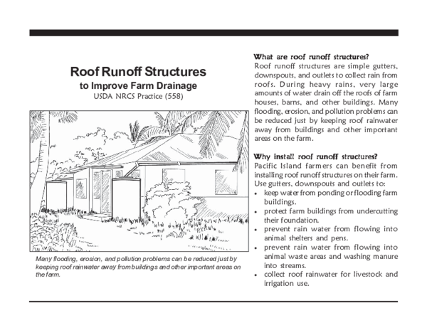 (PDF) Roof Runoff Structures to Improve Farm Drainage: USDA NRCS ...