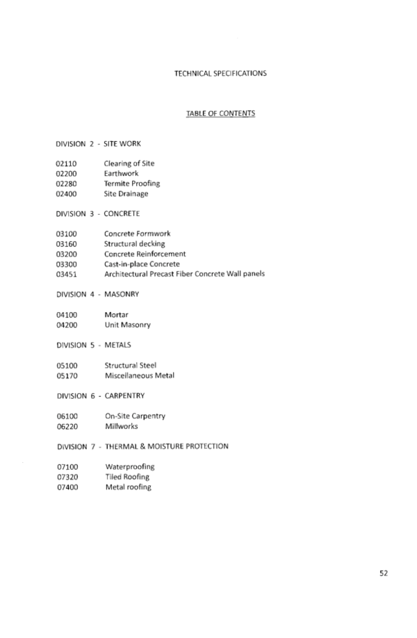 (PDF) PSHS General Specifications and Technical Specifications | Jen ...