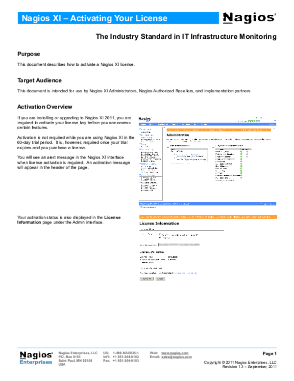 Pdf The Industry Standard In It Infrastructure Monitoring Nagios Xi
