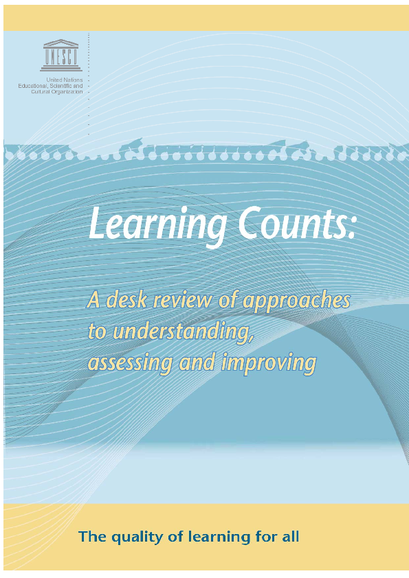 (PDF) Learning counts: A desk review of approaches to understanding ...