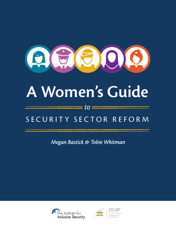 (PDF) A Women's Guide to Security Sector Reform