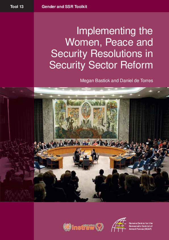 (PDF) Implementing the Women, Peace and Security Resolutions in ...