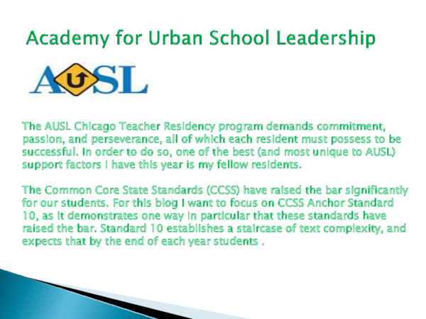 (PPT) Academy for Urban School Leadership