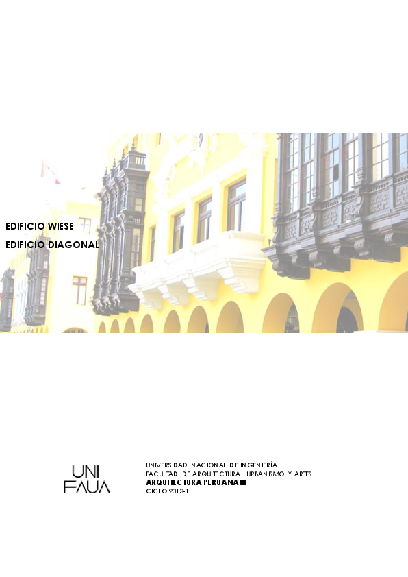 (PDF) EDIFICIO WIESE EDIFICIO DIAGONAL