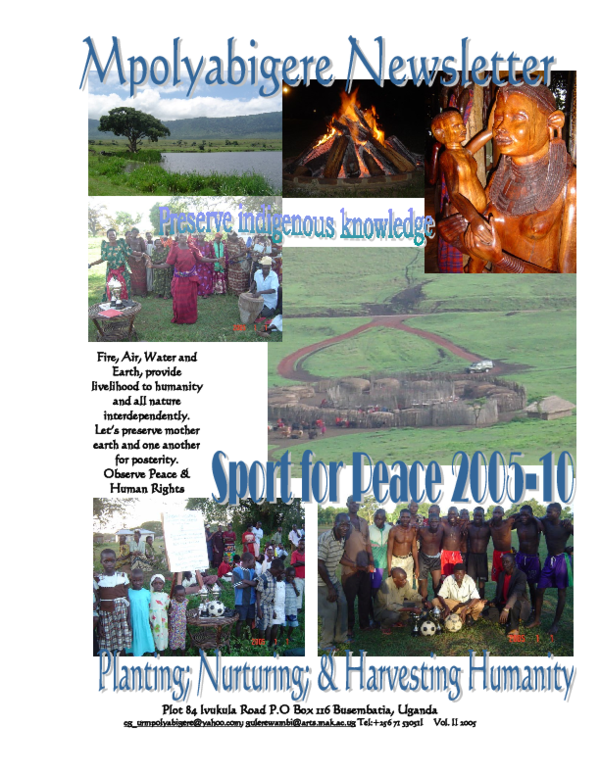 (PDF) Community Development: Mpolyabigere Newsletter 2005