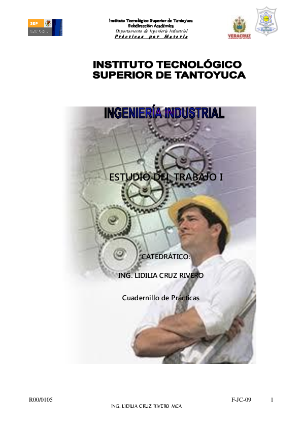 (DOC) Cuadernillo de Prácticas Estudio del Trabajo