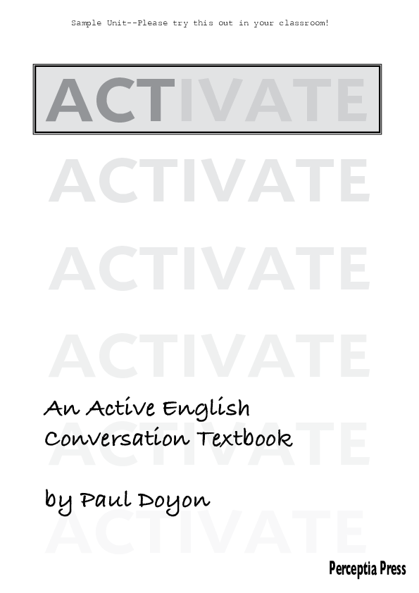 (PDF) An Active English Conversation Textbook