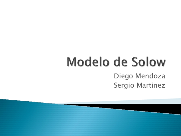 (PPT) Modelo de solow