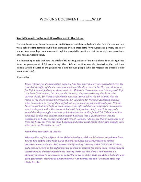 (DOC) Special Assignment Working Document