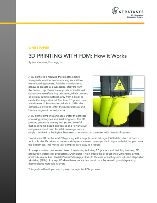 (PDF) 3D PRINTING WITH FDM: How it Works