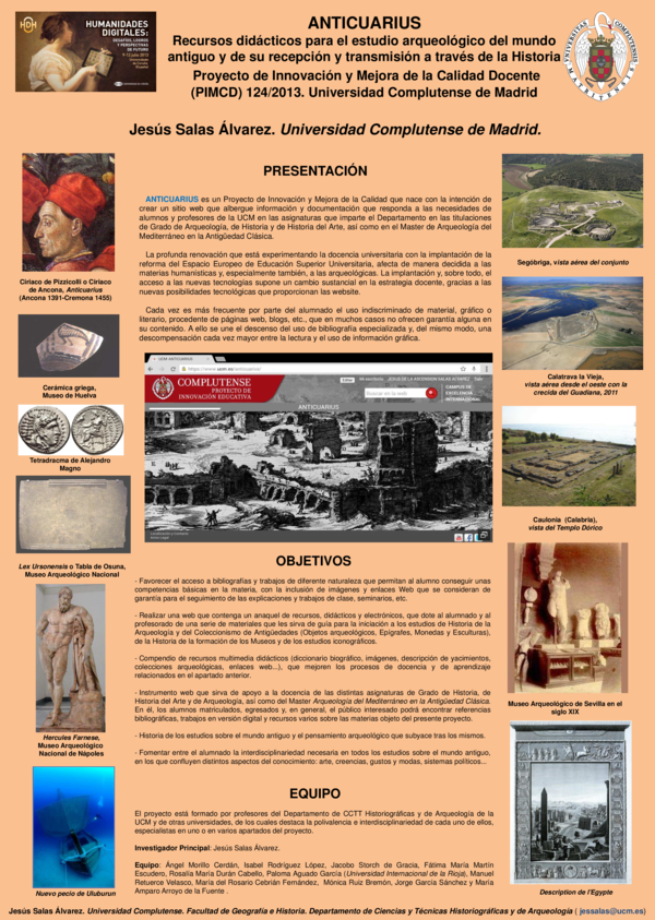 (PDF) Proyecto de Innovación Docente ANTICUARIUS. Recursos didácticos ...