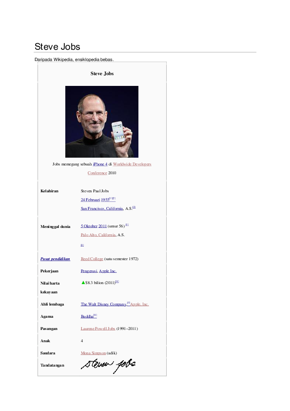 (DOC) Steve Jobs