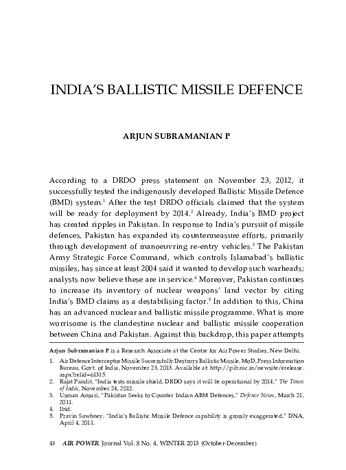 (PDF) Indian BMD: A Technical Analysis on the Efficiency of the System