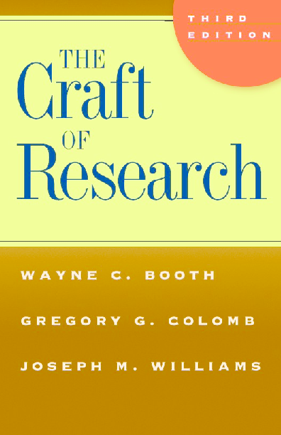 (PDF) The Craft of Research