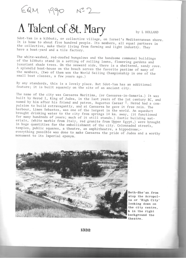 (PDF) A Talent of St. Mary