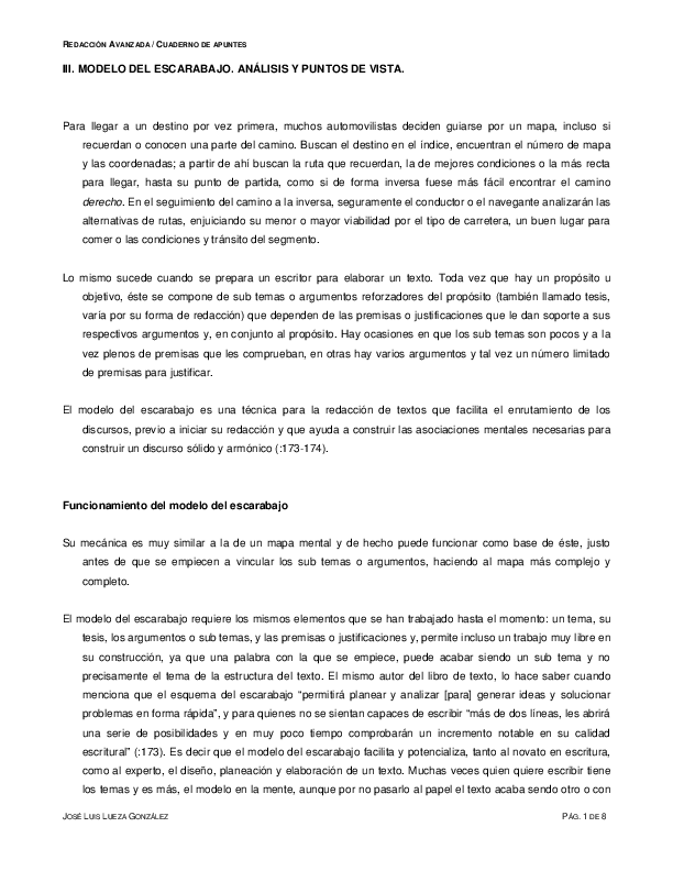 (PDF) REDACCIÓN AVANZADA / CUADERNO DE APUNTES