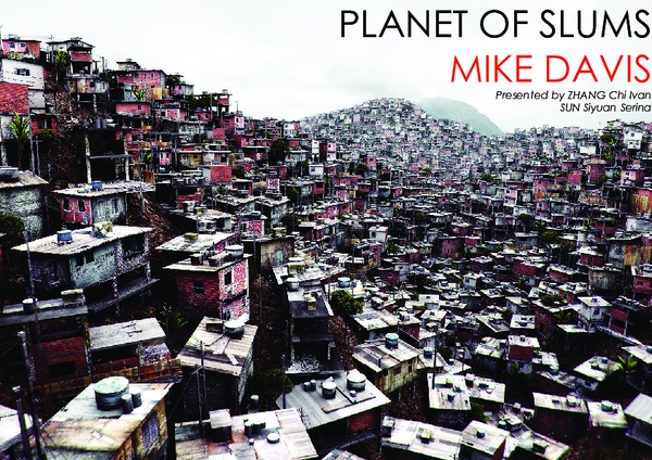 (PDF) PLANET OF SLUMS MIKE DAVIS