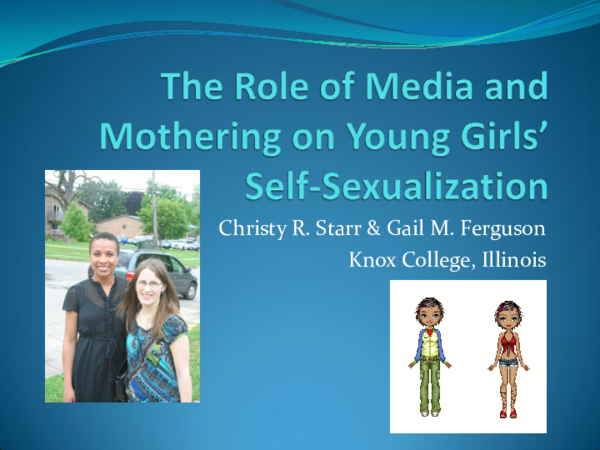 (PPT) The Role of Media and Mothering in Young Girls’ Self-Sexualization