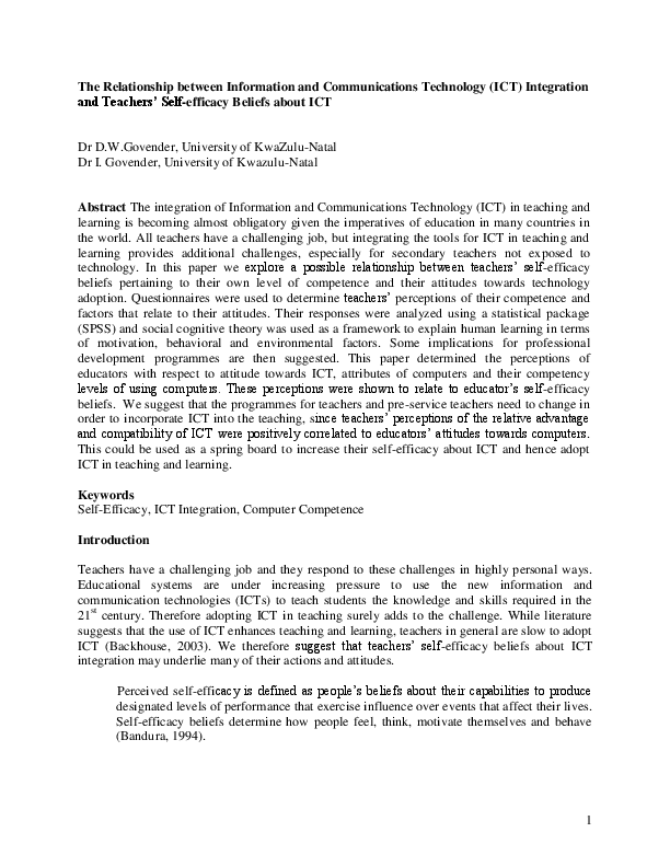 (PDF) The Relationship between Information and Communications ...