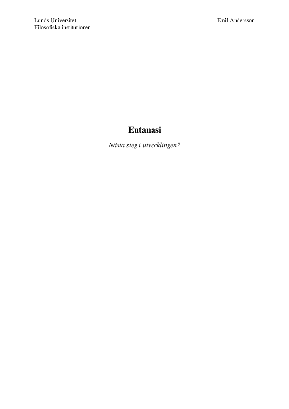 (PDF) Eutanasi