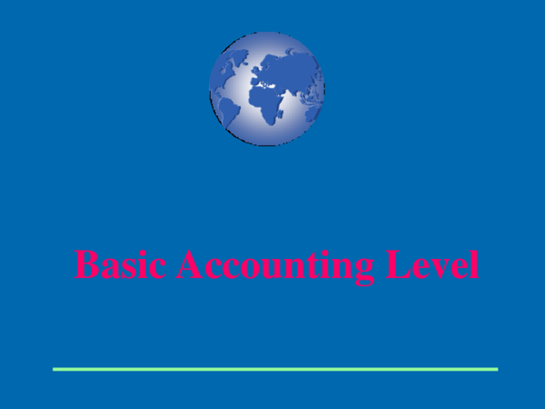 (PPT) Basic accounting slides